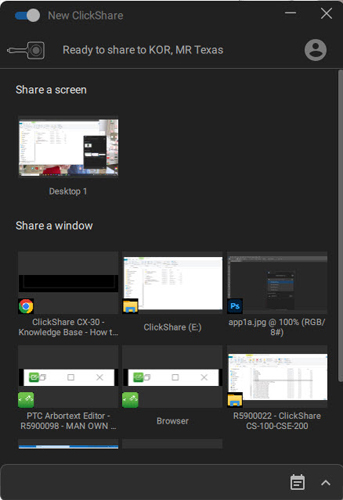 Microsoft Teams Rooms with Clickshare